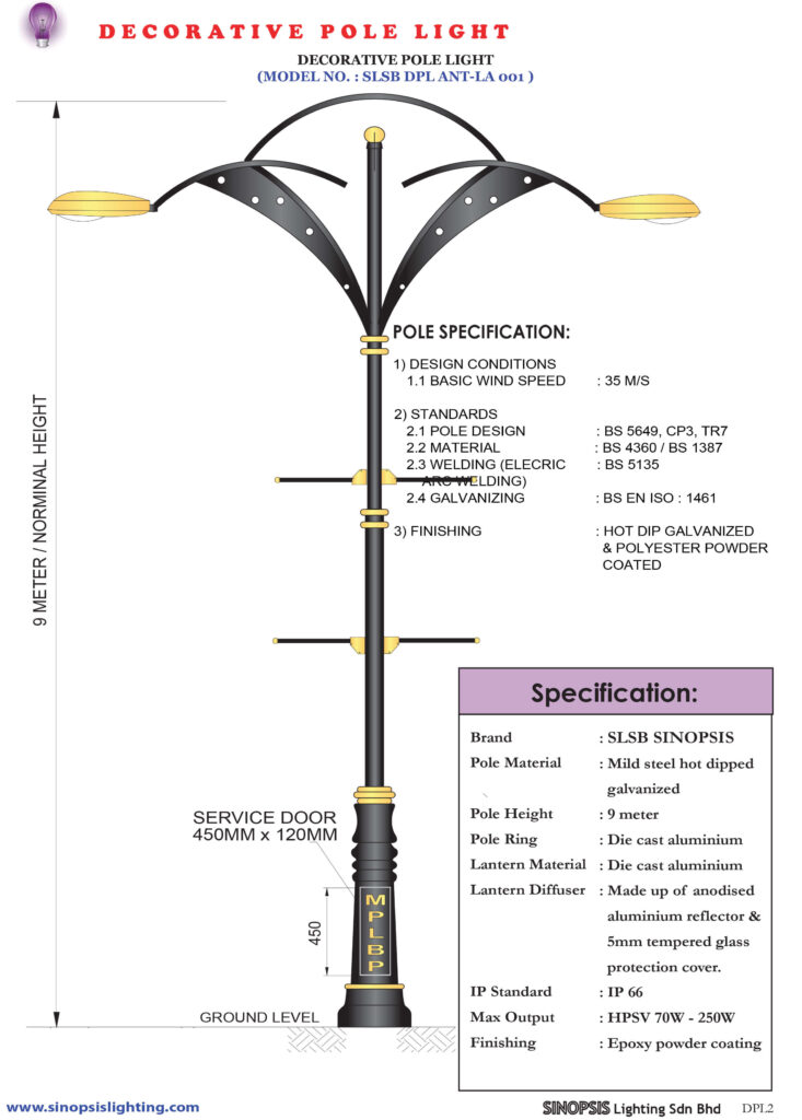 Compound Pole Lights – Sinopsis Lighting