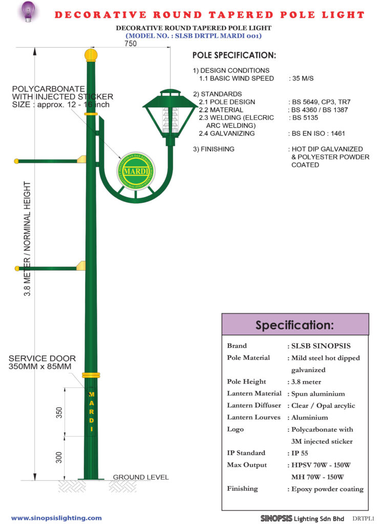 Compound Pole Lights – Sinopsis Lighting