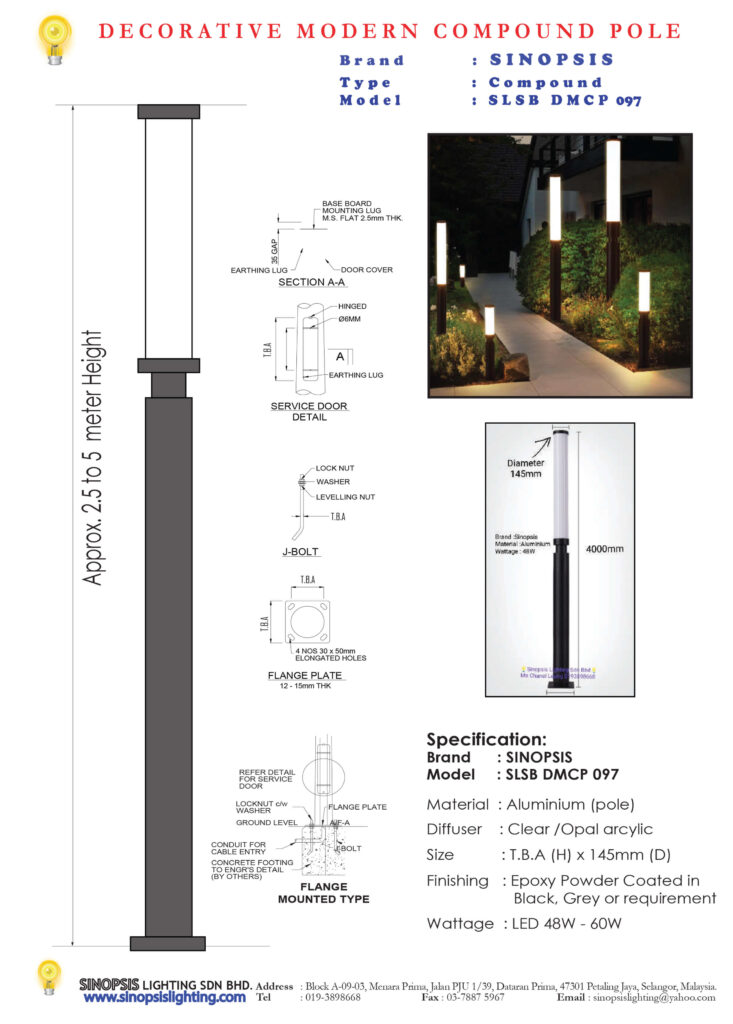 Compound Pole Lights – Sinopsis Lighting